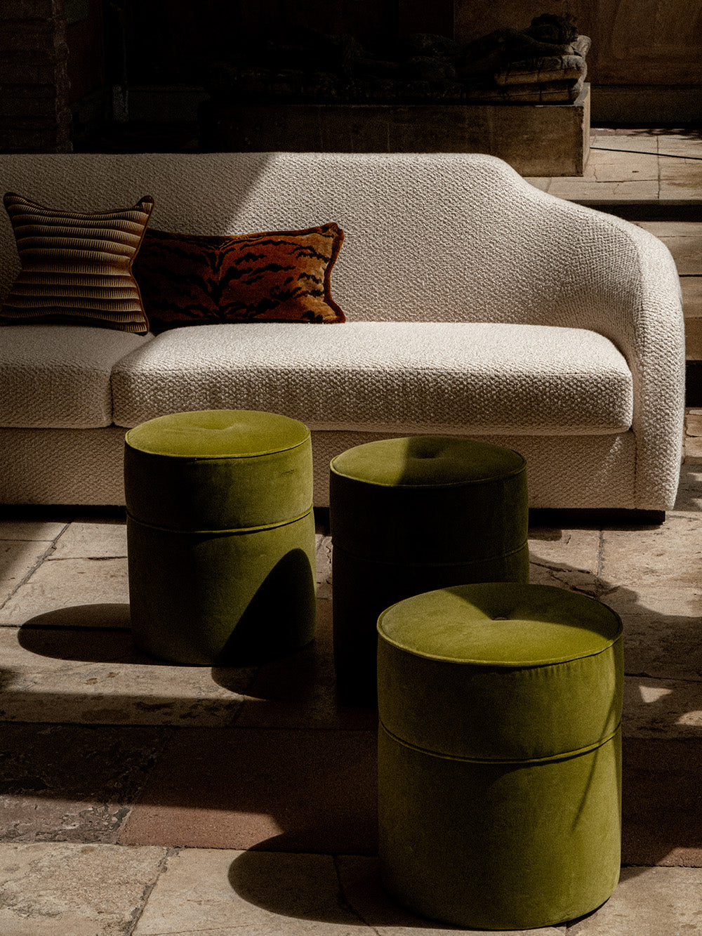 Round Button Stool – Porta Romana