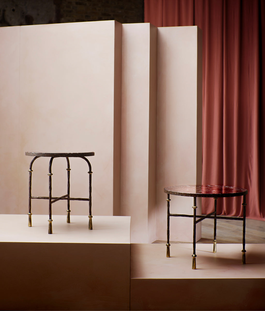 Stanley Curved Leg Side Table – Porta Romana