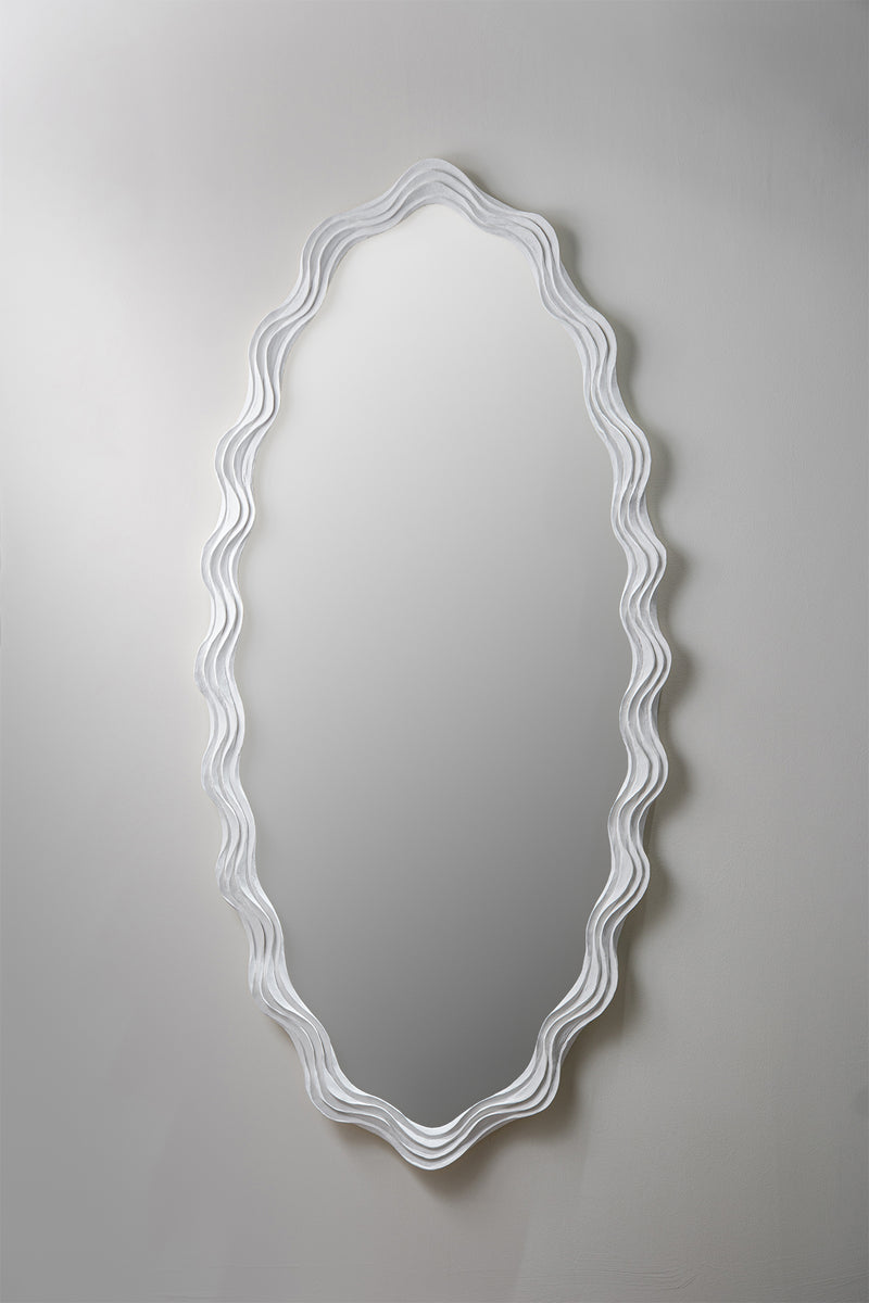 Oval Clam Shell Mirror Large – Porta Romana